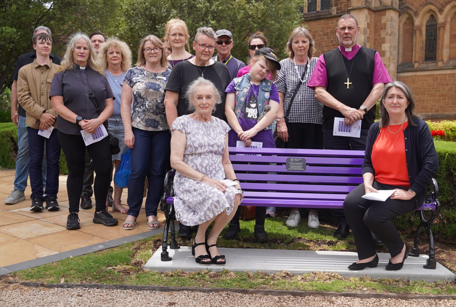 Purple benches to pop up across Adelaide to support victims of violence ...